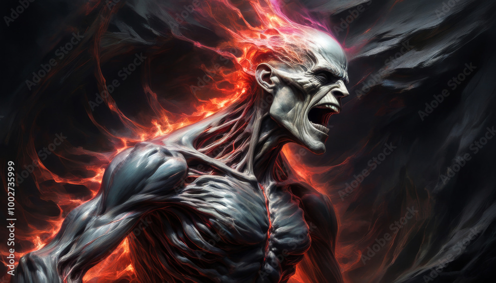 Fire Demon: The Power of Hellish Forces. This figure captivates and ...