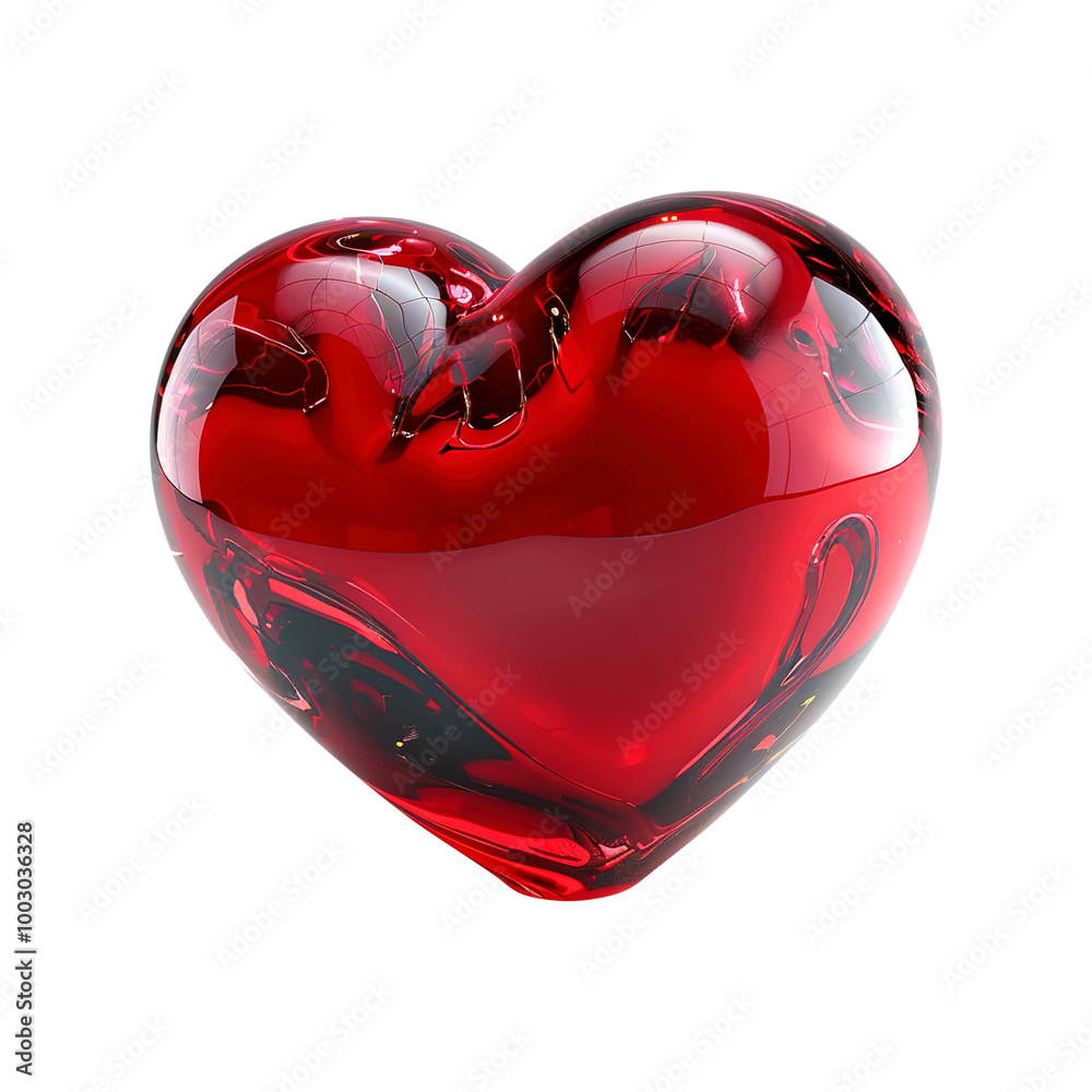 red heart isolated on transparent background remove png, clipping path ...