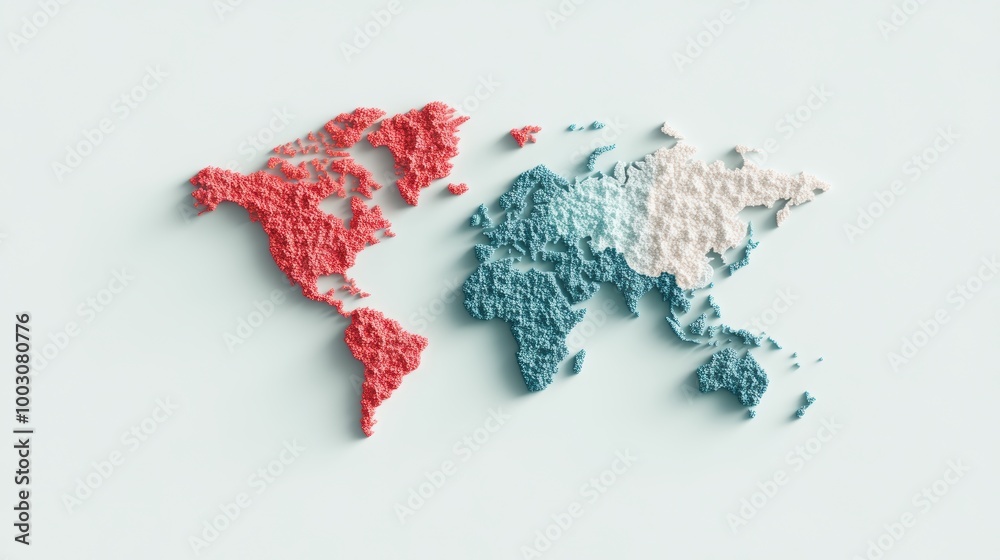 Thematic Map of Population Density, A thematic map highlighting areas ...
