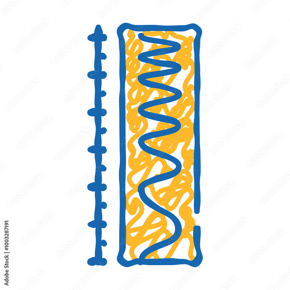 scale electromagnetic doodle icon sketch vector. scale electromagnetic ...