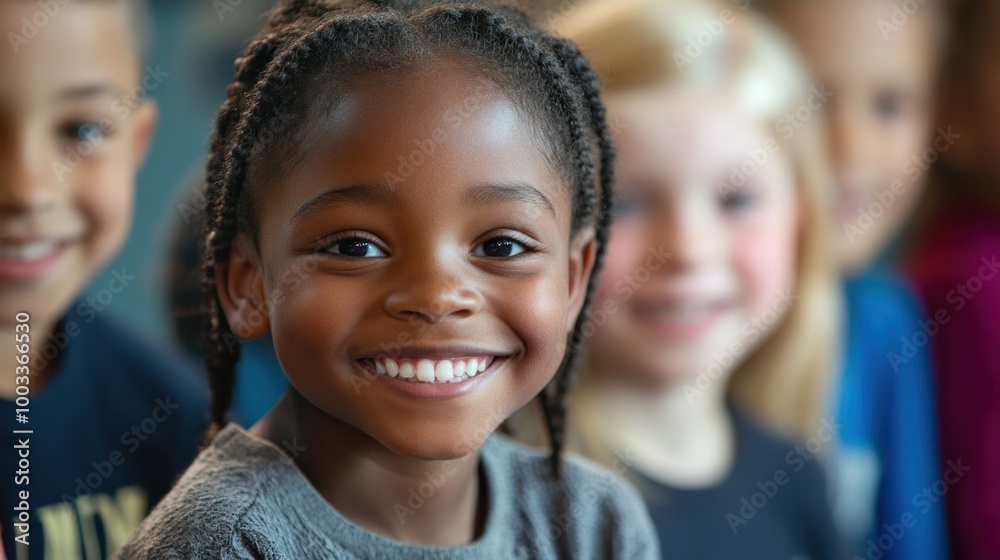 Capture students getting their school ID photos taken, smiling for ...