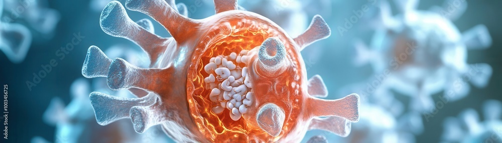 Clear Illustration Of Inner Ear Anatomy Showing Infection Ear