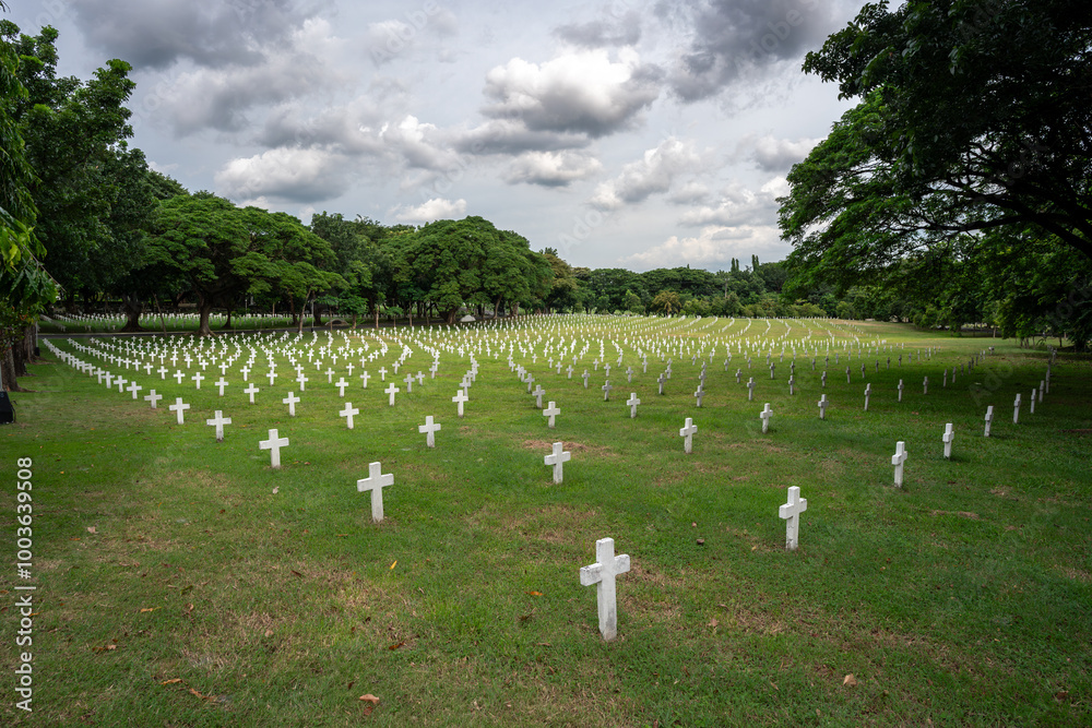 Philippines National Cemetery Libingan ng mga bayani view, Taguig City ...