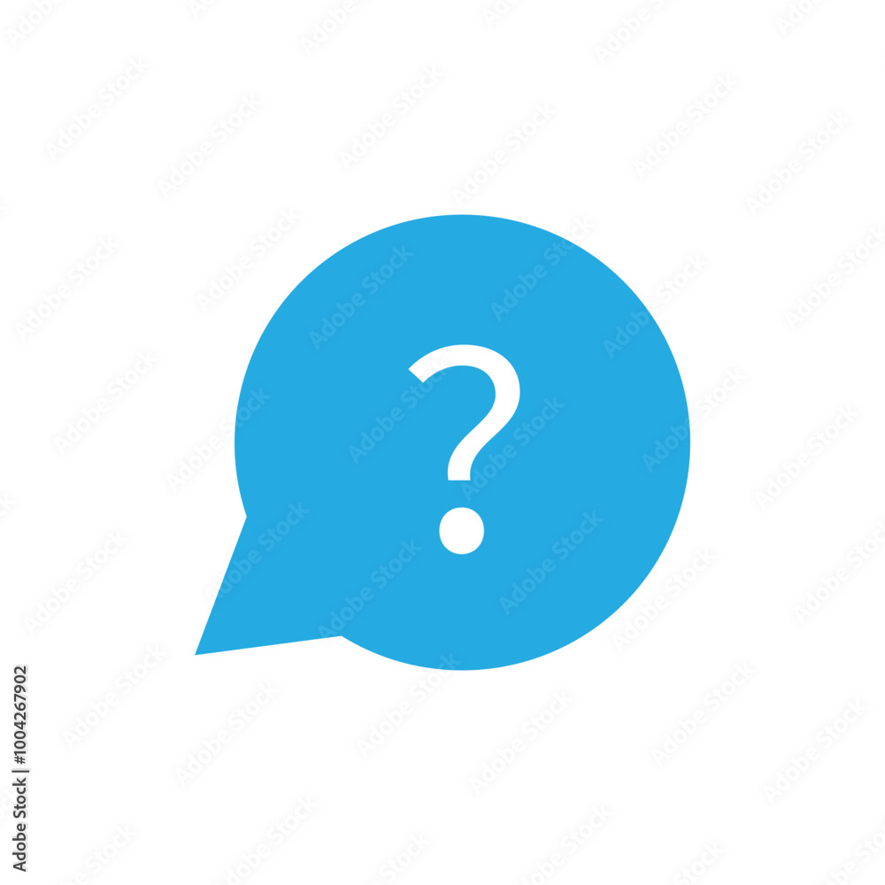 Question symbol icon logo design template isolated illustration Stock ...