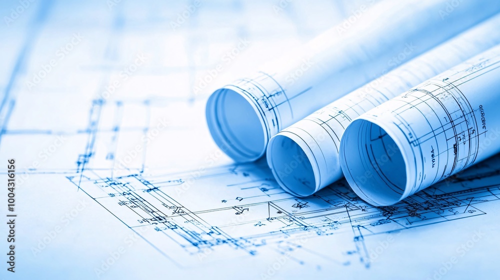 Detailed Structural Blueprints and Technical Drawings for Engineering ...