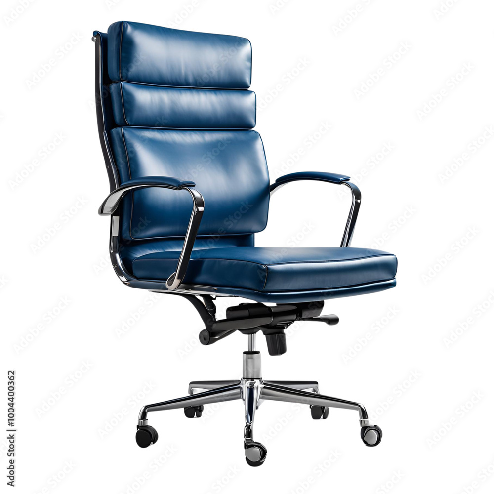 blue office chair transparent background Stock Photo | Adobe Stock