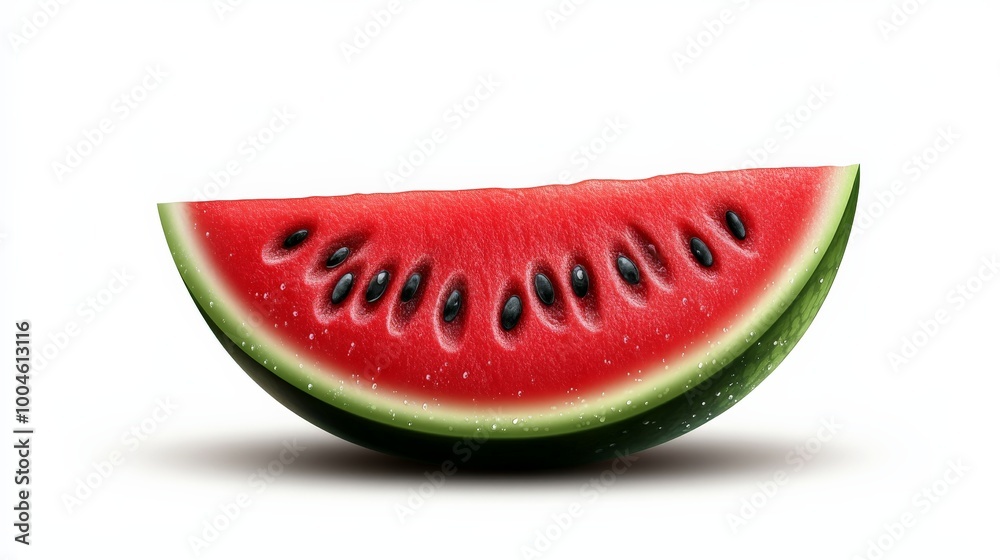 Juicy Watermelon Slice: A refreshing image of a vibrant watermelon ...