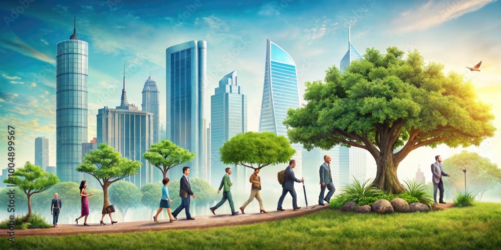 Transition from Simple to Complex Concepts Illustrating Growth ...