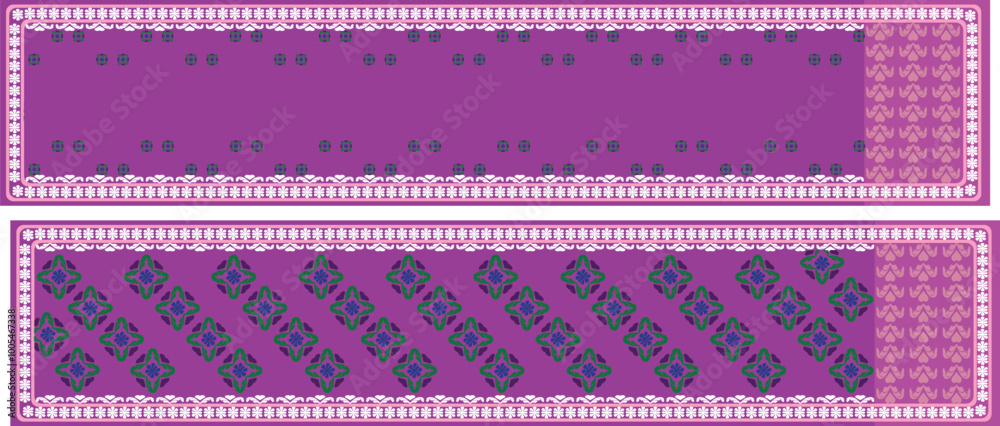 saree design illustration Stock Vector | Adobe Stock