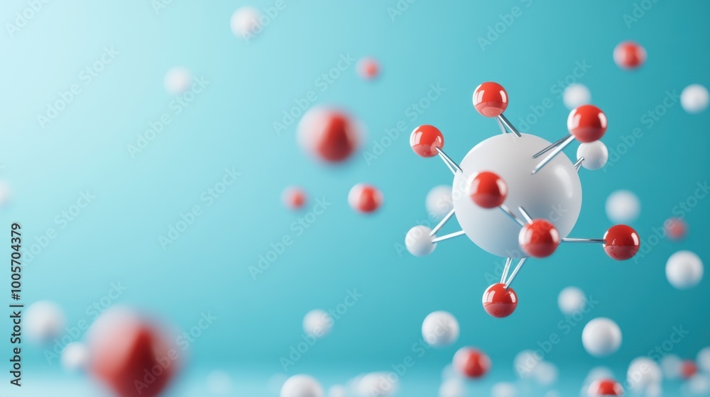 A Scientifically Accurate Illustration Of A Molecule Electron Configuration Showcasing The