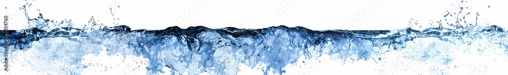 Water splash lines, blue color, white background, PNG transparent ...