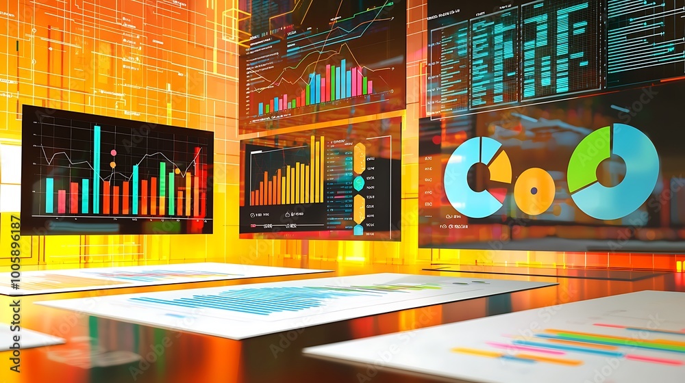 Data Visualization: Charts and Graphs for Business Insights Stock ...
