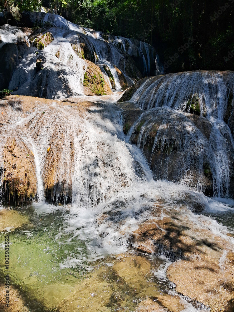 Saluopa Waterfall: Located in the Heart of the Forest of Central ...