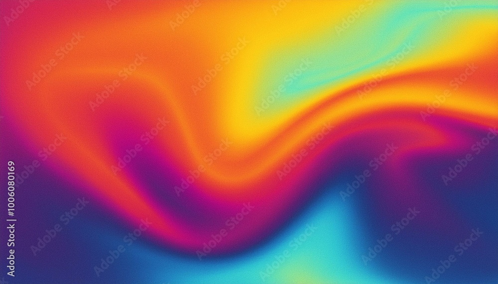 retro vibrant gradient background with thermal heatmap effect and grain ...