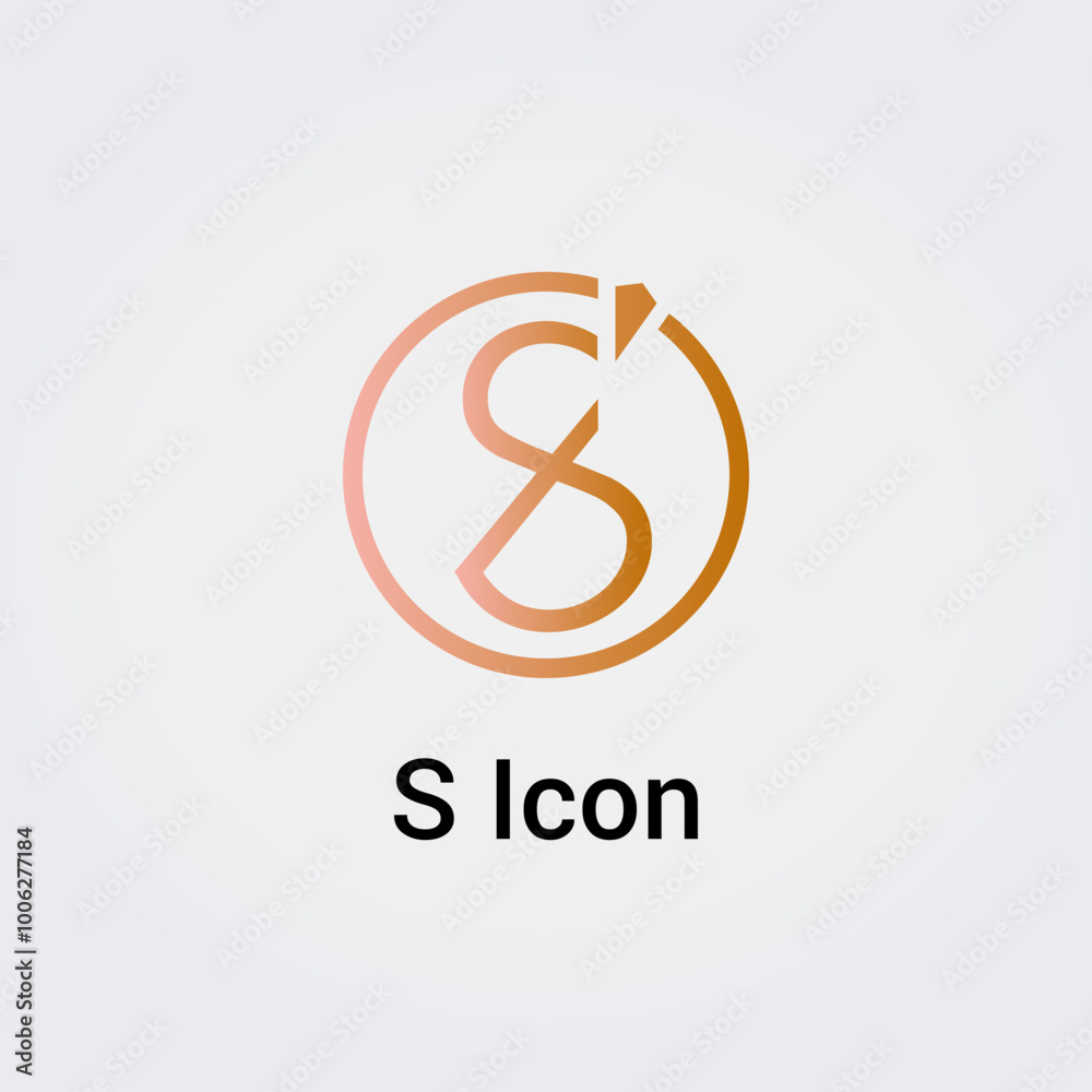 Icone Lettre S pour Design Logos, Symbole, Illustration Pictogramme ...