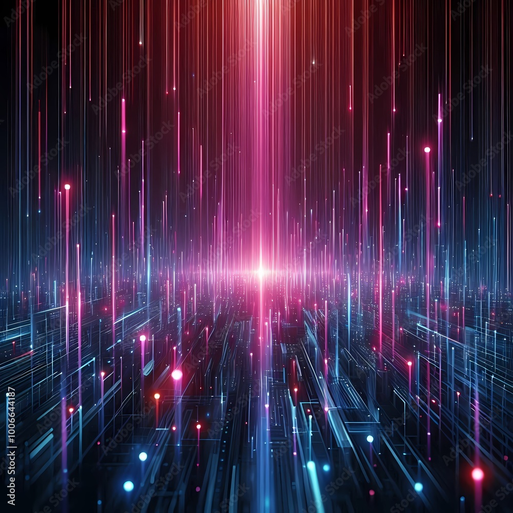 An ideal digital environment for technological operations, neural networks, AI, data encryption ...