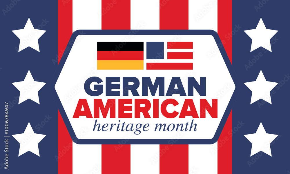German-American Heritage Month. Happy holiday celebrate annual in ...