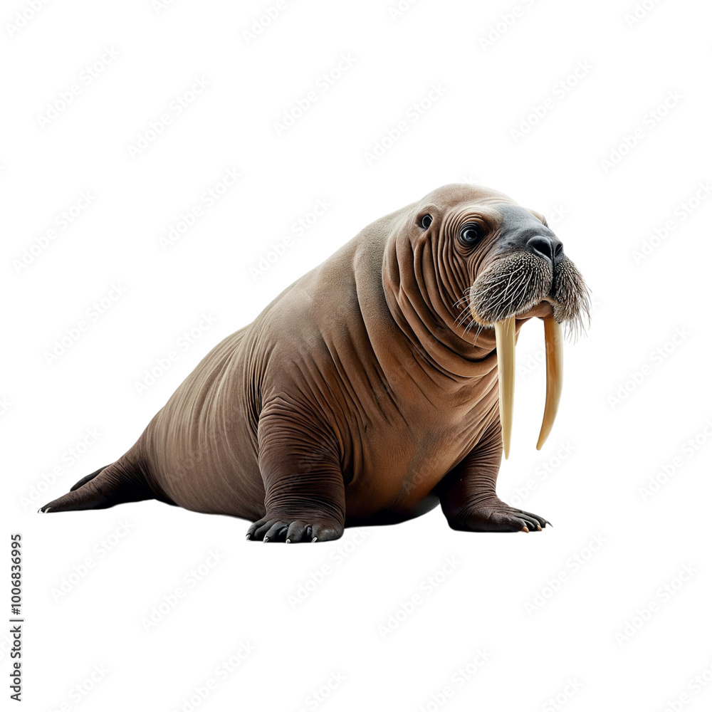 walrus ,isolated on white background , transparent png image Stock ...