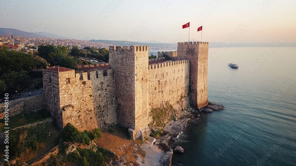 Kilitbahir Castle (Kalesi) was built by Fatih Sultan Mehmet on the ...