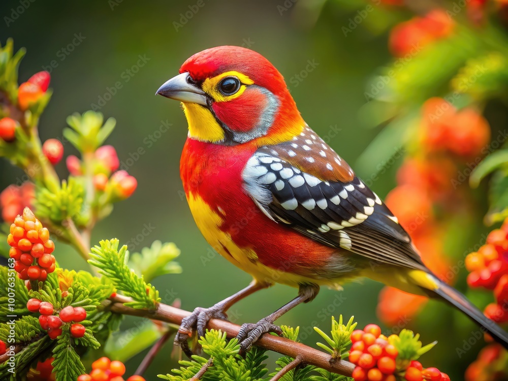 Diverse Bird Species of North America in Their Natural Habitats ...