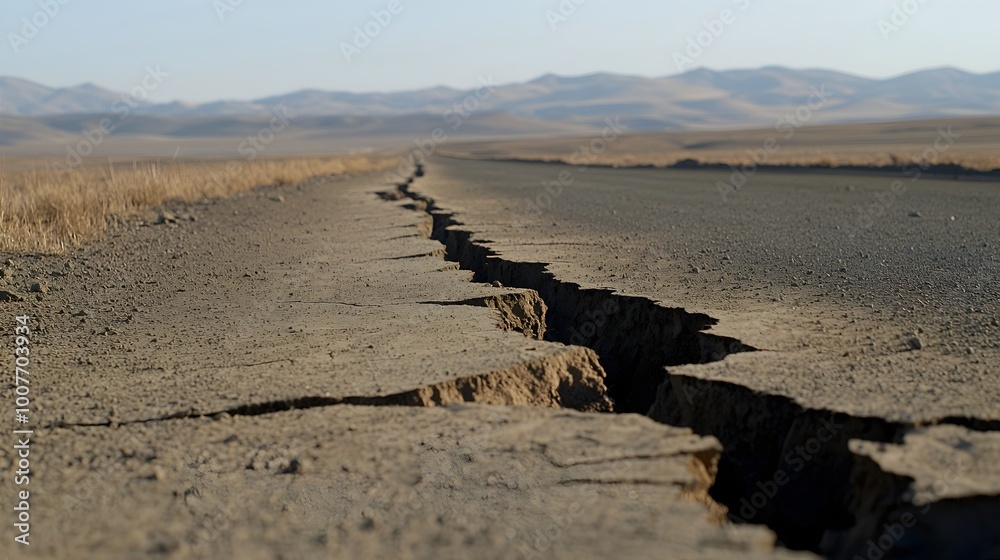 Ground Shaking Seismic Activity - Tectonic Plate Movement Triggers ...
