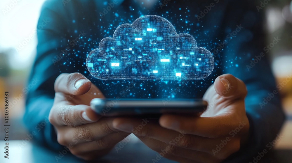 Futuristic business transformation concept, showcasing advanced ...