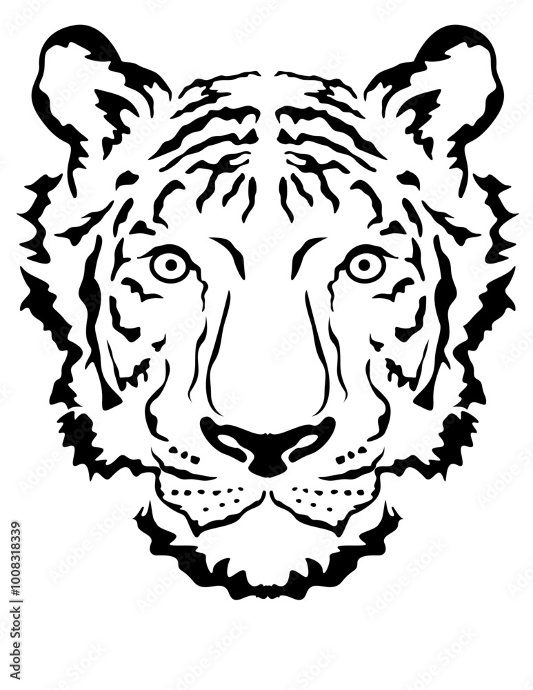 Tiger | Jungle Predator | Tiger Head | Jungle Animal | Striped Animal ...