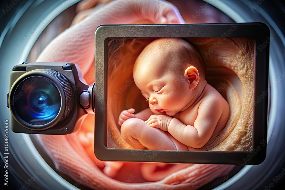 Detailed Images of Fetus Development in Womb Showing Growth Stages and ...