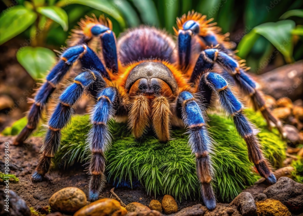 Goliath Bird-Eating Tarantula in Natural Habitat Displaying Impressive ...