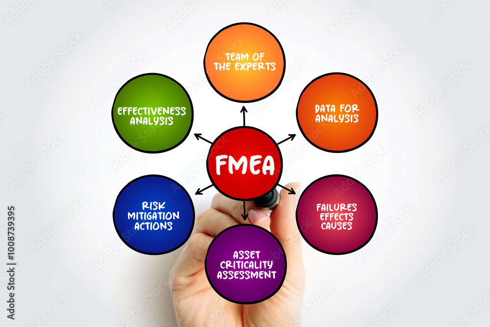 FMEA - Failure Modes and Effects Analysis acronym mind map process ...