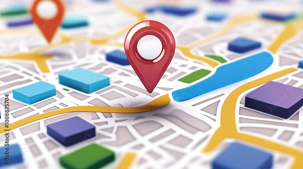 Geo Locator Icon Design,This image features a modern geo locator icon ...