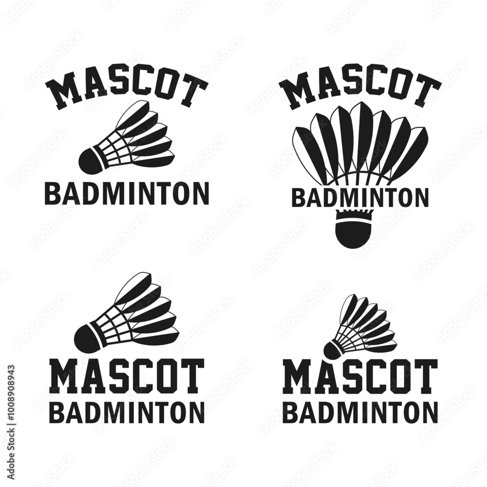 Shuttlecock Vector. Badminton Silhouette Cutting File Clipart Svg ...