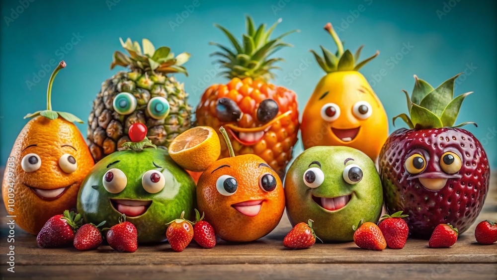 Quirky Fruits in Hilarious Poses: A Delightful Collection of Playful ...
