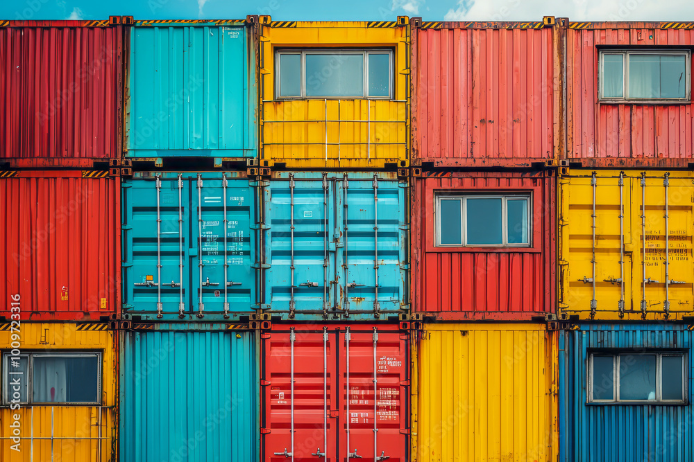 Capturing the Colorful World of Shipping Containers: A Visual Journey ...