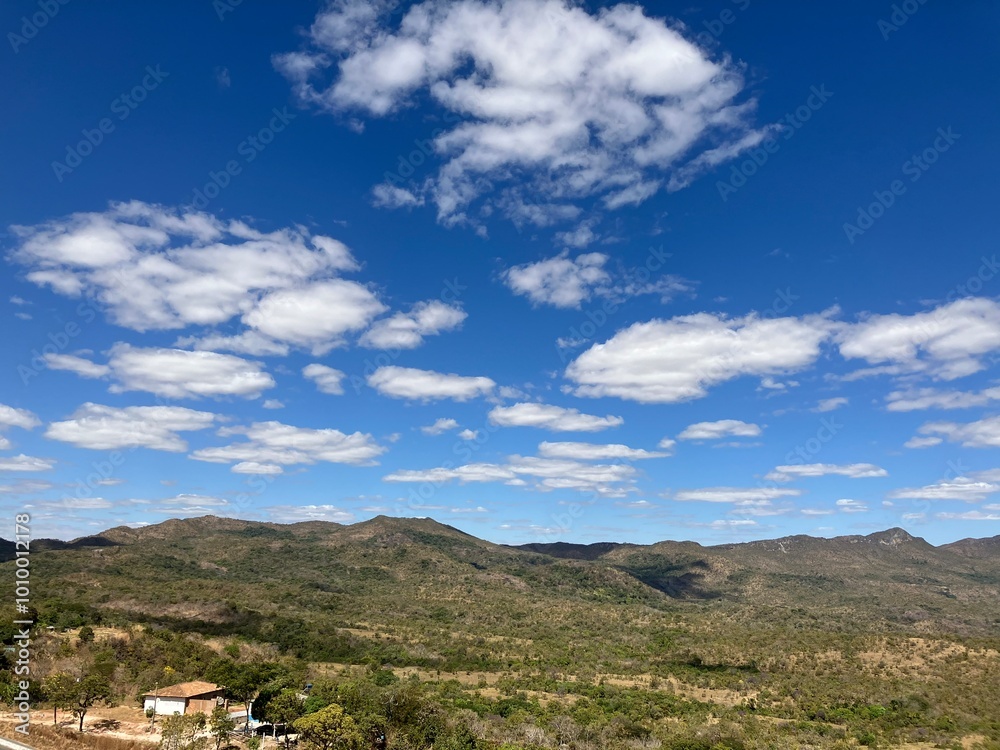 Foto de Stock Paisagem natural em Goiás, Brasil, com o bioma Cerrado ...