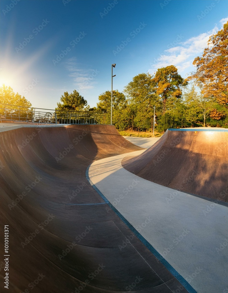photography of a ramp for skateboards and in-line skates in the ...