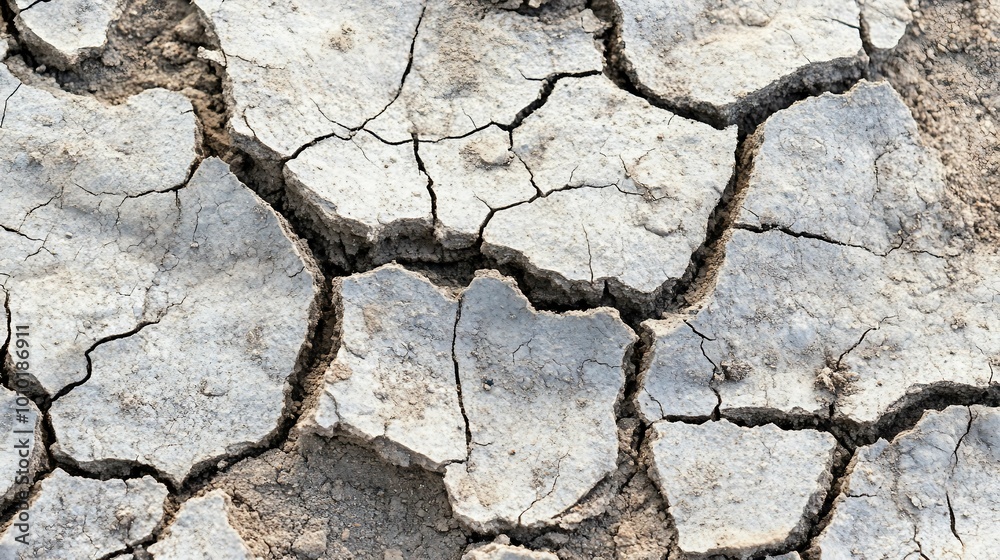 "Cracked Earth, Dry Soil: The Fascinating Texture of Ground Shaped by ...