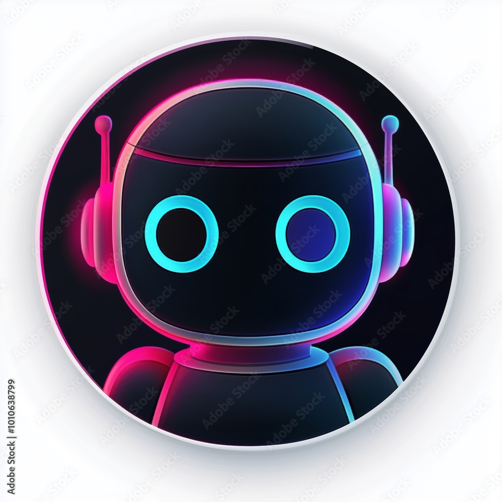 "Check out our AI chatbot logo! It symbolizes intelligence and user ...