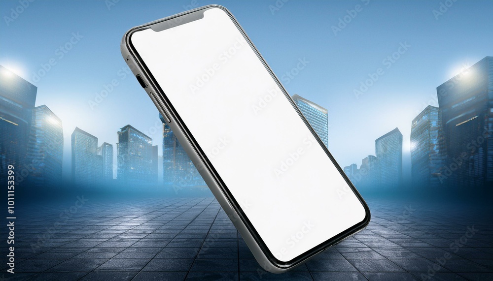 Realistic smartphone mockup. Device UI/UX mockup for presentation ...