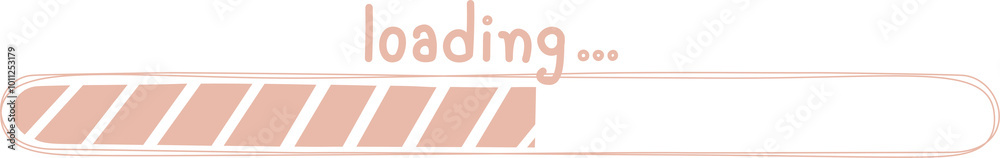 collection set of cute doodle hand draw loading bar counter, text box ...