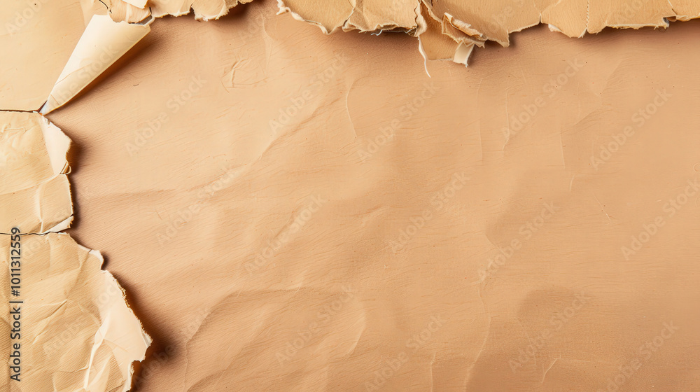 Tattered Vintage Paper Texture, showcasing a rough, stained surface ...