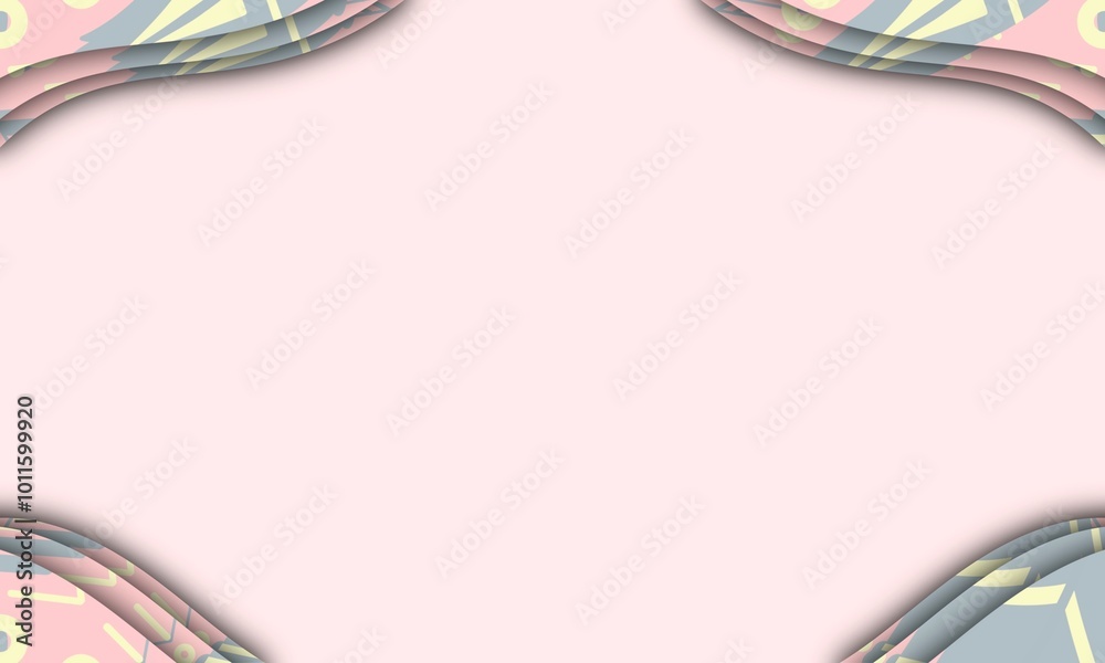 boho chic background. presentation and powerpoint design concept with ...