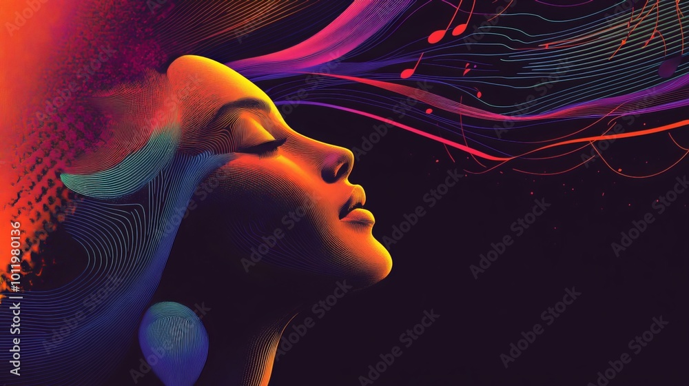 Immerse yourself in the captivating world of auditory art. Vector ...