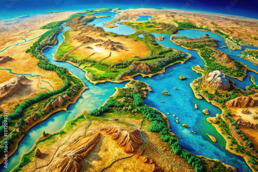 Detailed Map of Ancient Mesopotamia Highlighting Major Cities and ...