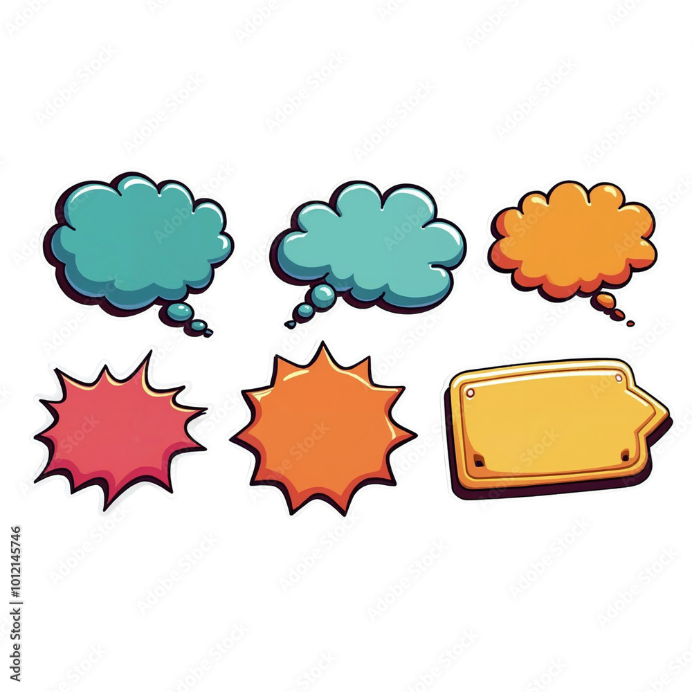 speech bubbles set ,isolated on white background , transparent png ...