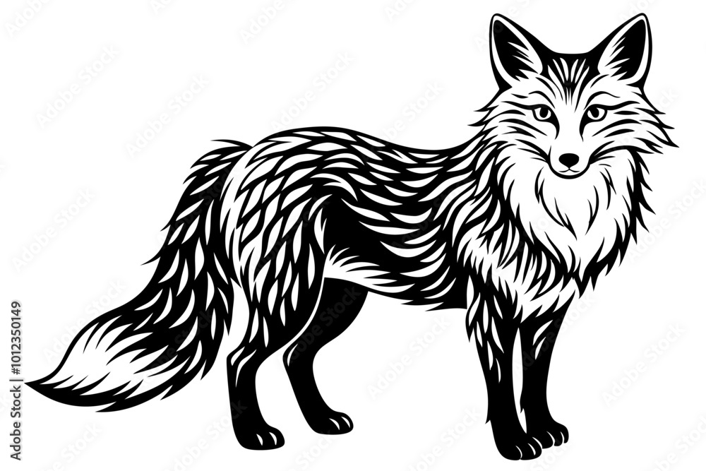 Animal Fox Clipart & Vector Designs - Cartoon, Line Art & Cutter ...