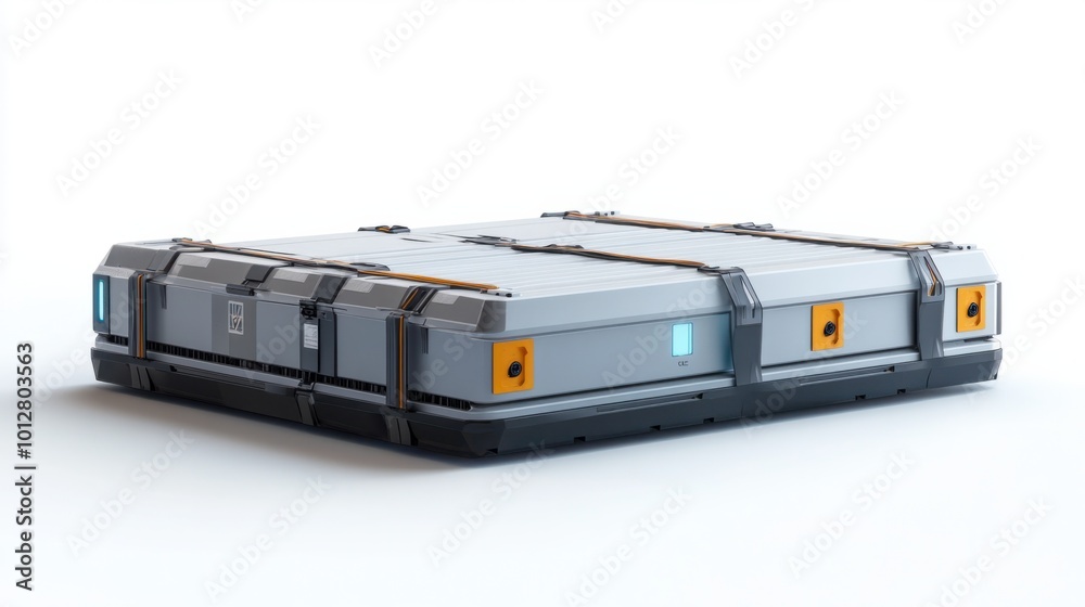Advanced electric vehicle battery pack featuring modular cells and ...