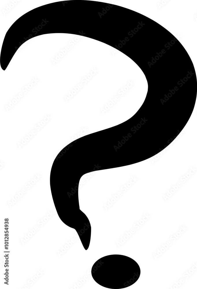 Hand drawn question mark. Question mark symbol transparent background ...