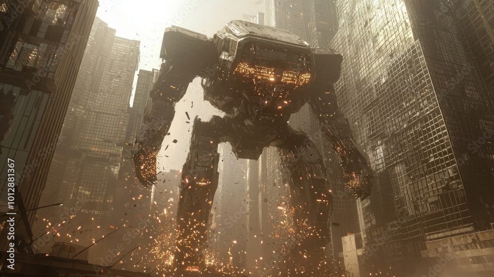 Apocalypse Unleashed - Futuristic Ray Tracing Hostile AI Concept Art of ...