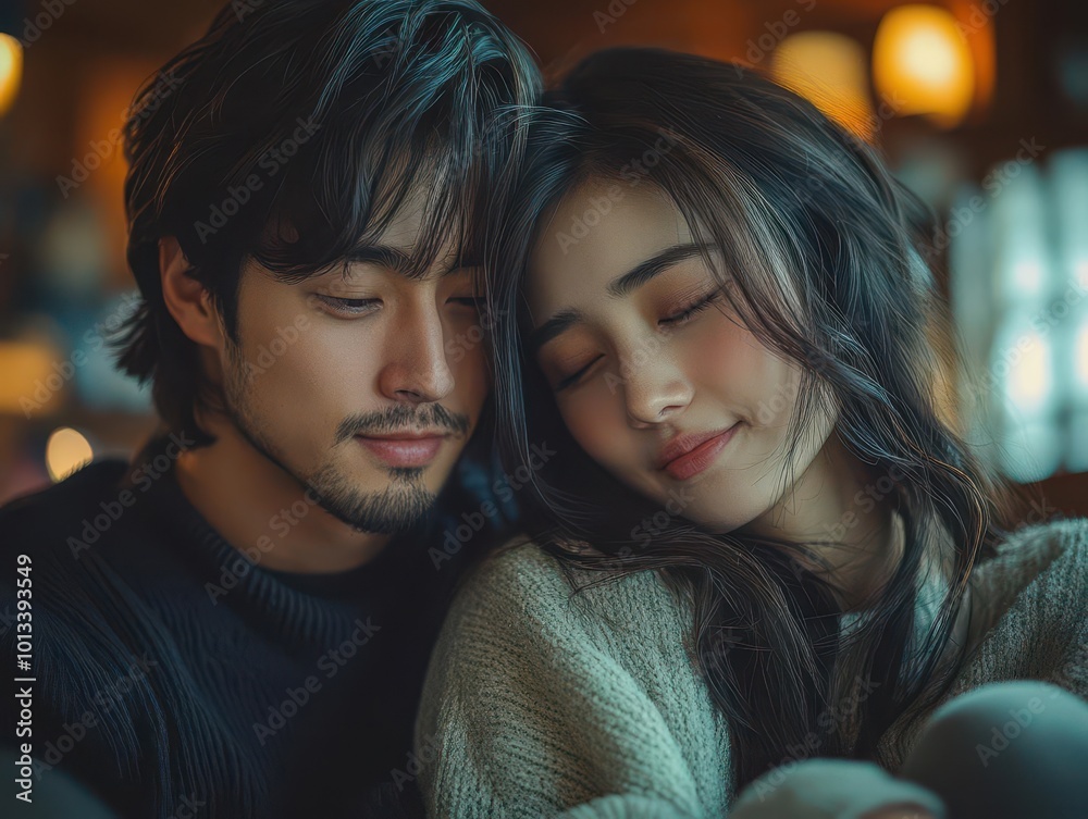 emotional breakup scene between an asian couple capturing the tension ...